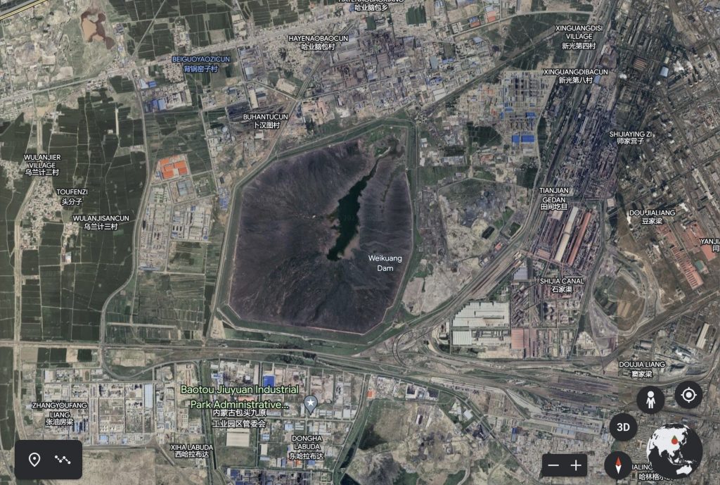 Lago di Baotou, quella grande macchia nera causata dall'hi-tech | Ohga!